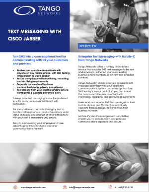 Enterprise Text Messaging Solutions - Tango Networks